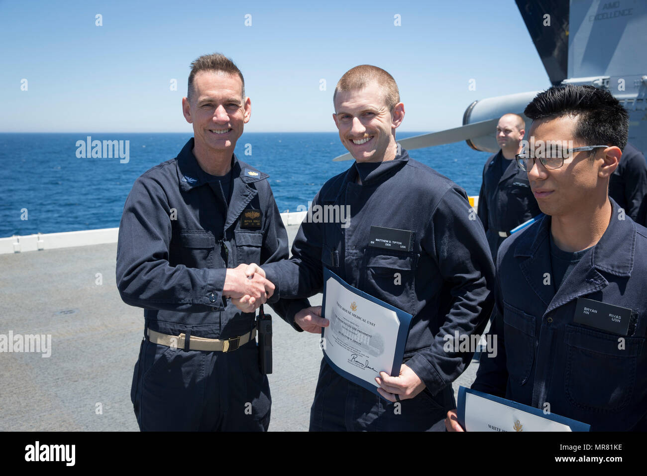 ATLANTIC OCEAN (May 26, 2017)—Hospitalman Matthew Tipton, from Gray ...