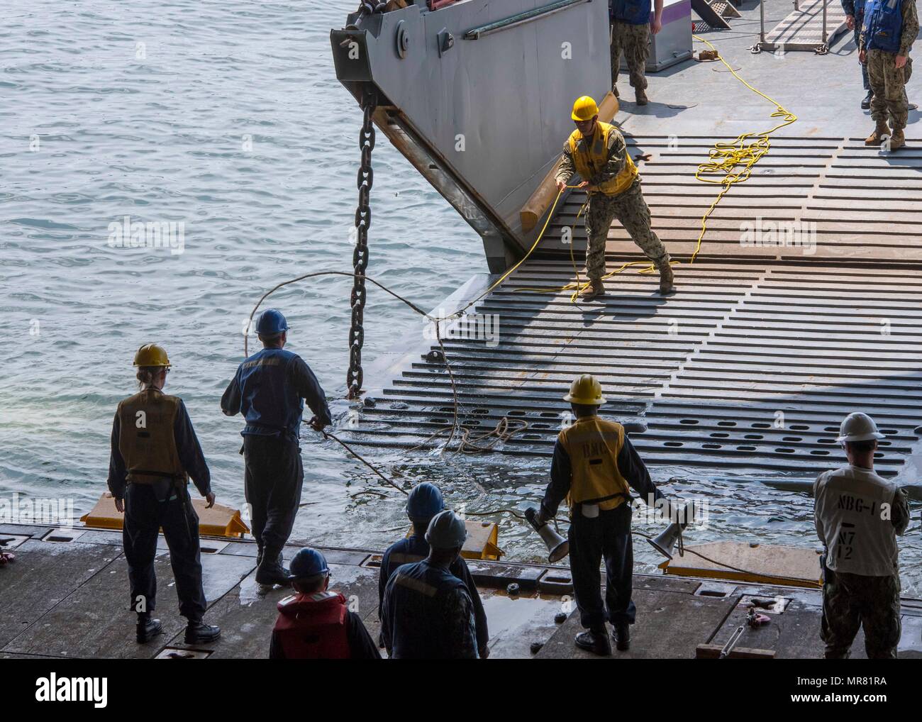 170525-N-DC385-382 SASEBO, Japan (May 25, 2017) Sailors assigned to the ...