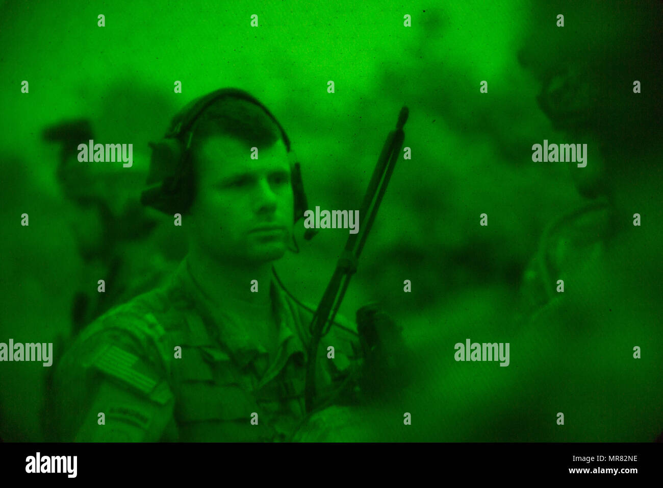 U.S. Army Lt. Col. Eugene Ferris, commander of 1st Battalion, 506th ...