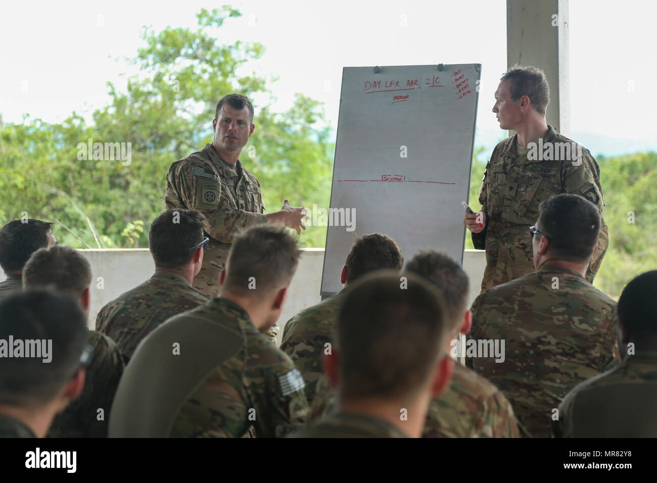 U.S. Army Lt. Col. Eugene Ferris, Commander of the 1st Battalion, 506th ...