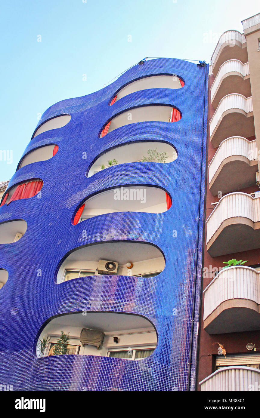 Building facade of great architectural interest in the city of ...