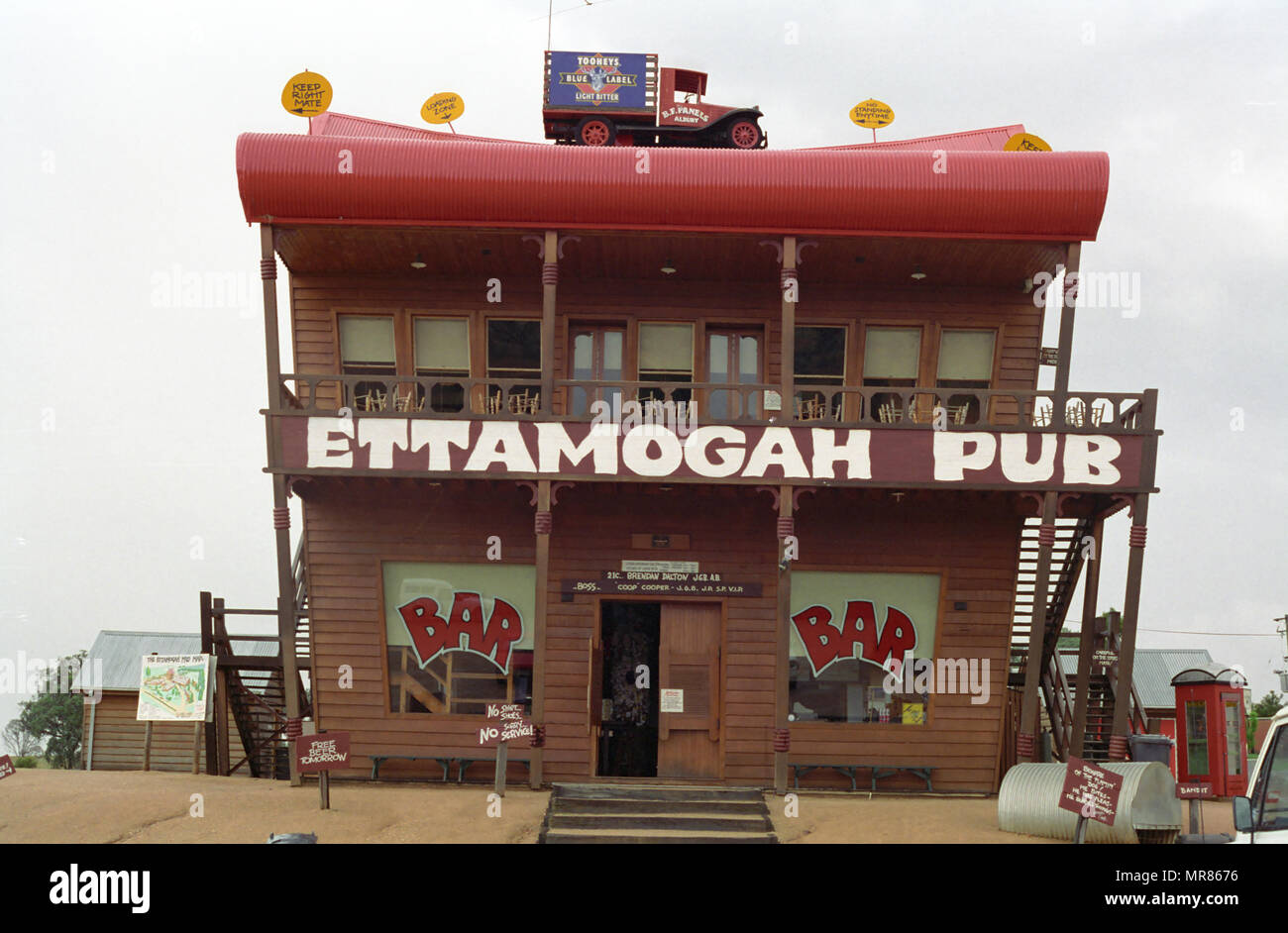 Ettamogah Pub: an Aussie cartoon made real. Near Albury, NSW, Australia ...