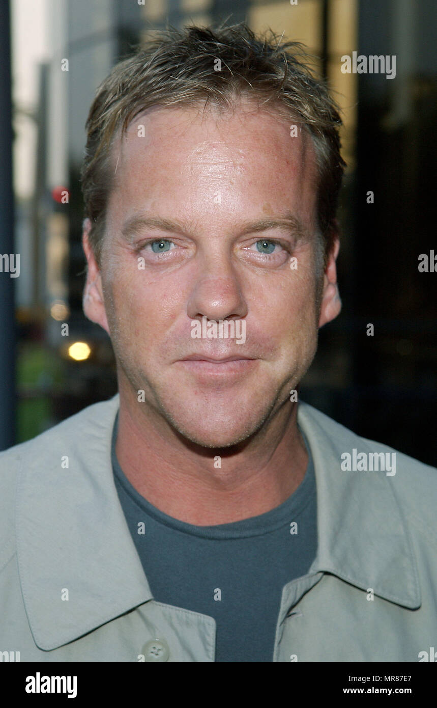 Kiefer Sutherland arriving at the " 2003 Fox Summer tca Party " at the ...