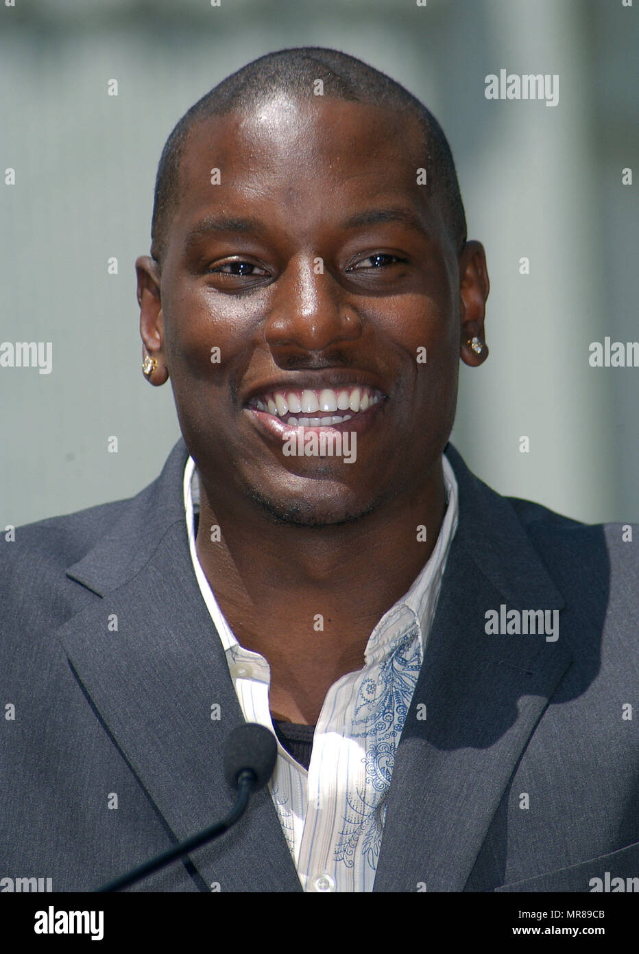 Tyrese at the John Singleton 2234th star on the Hollywood Walk of Fame ...