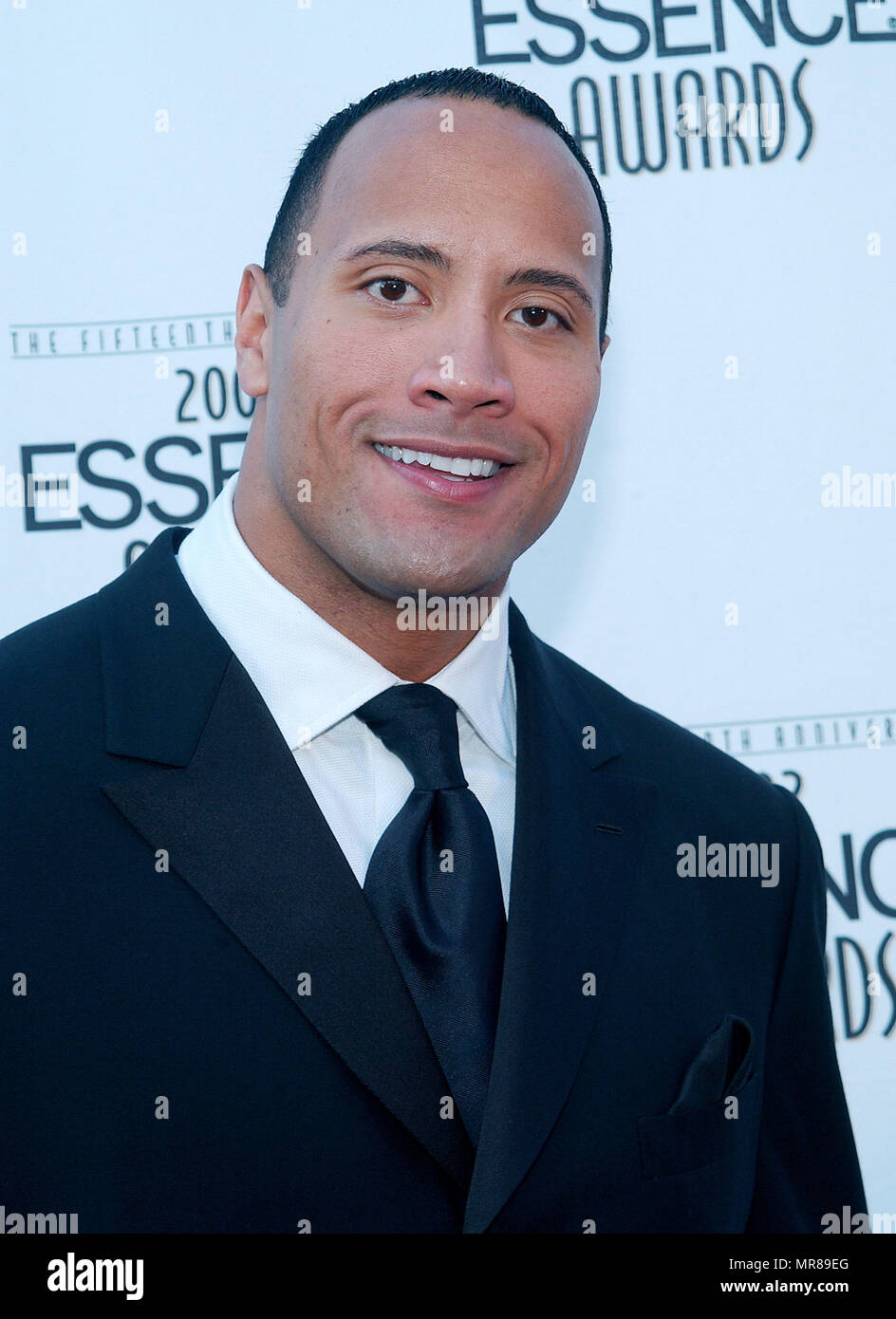 Dwayne Johnson (The Rock) arrives at the 15th Anniversary Essence ...