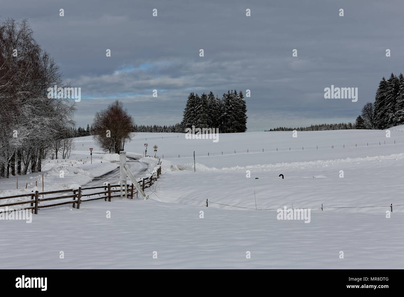 Winter in Bavaria. Winter in Bayern Stock Photo - Alamy