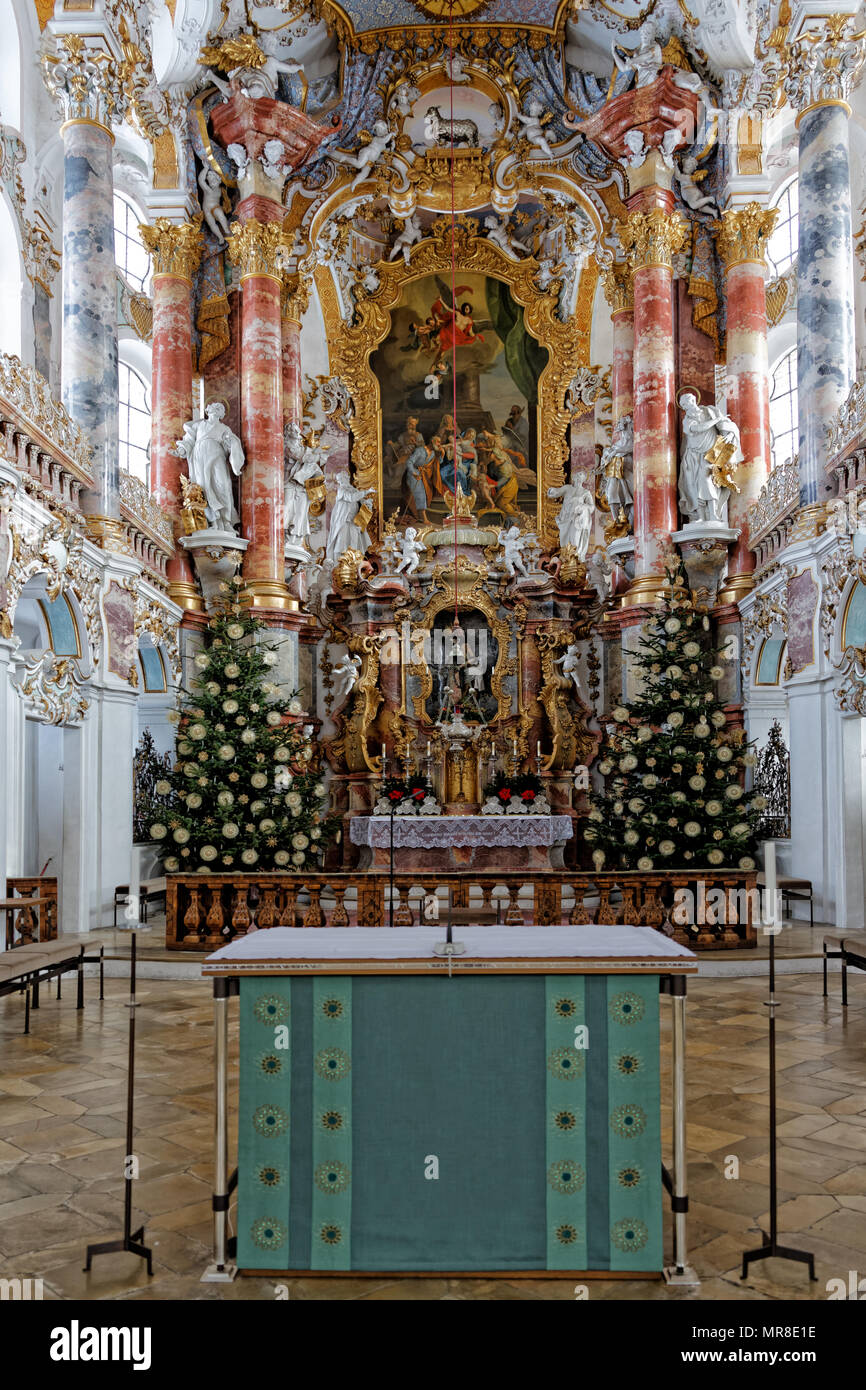 Unesco world heritage site wieskirche hi-res stock photography and ...