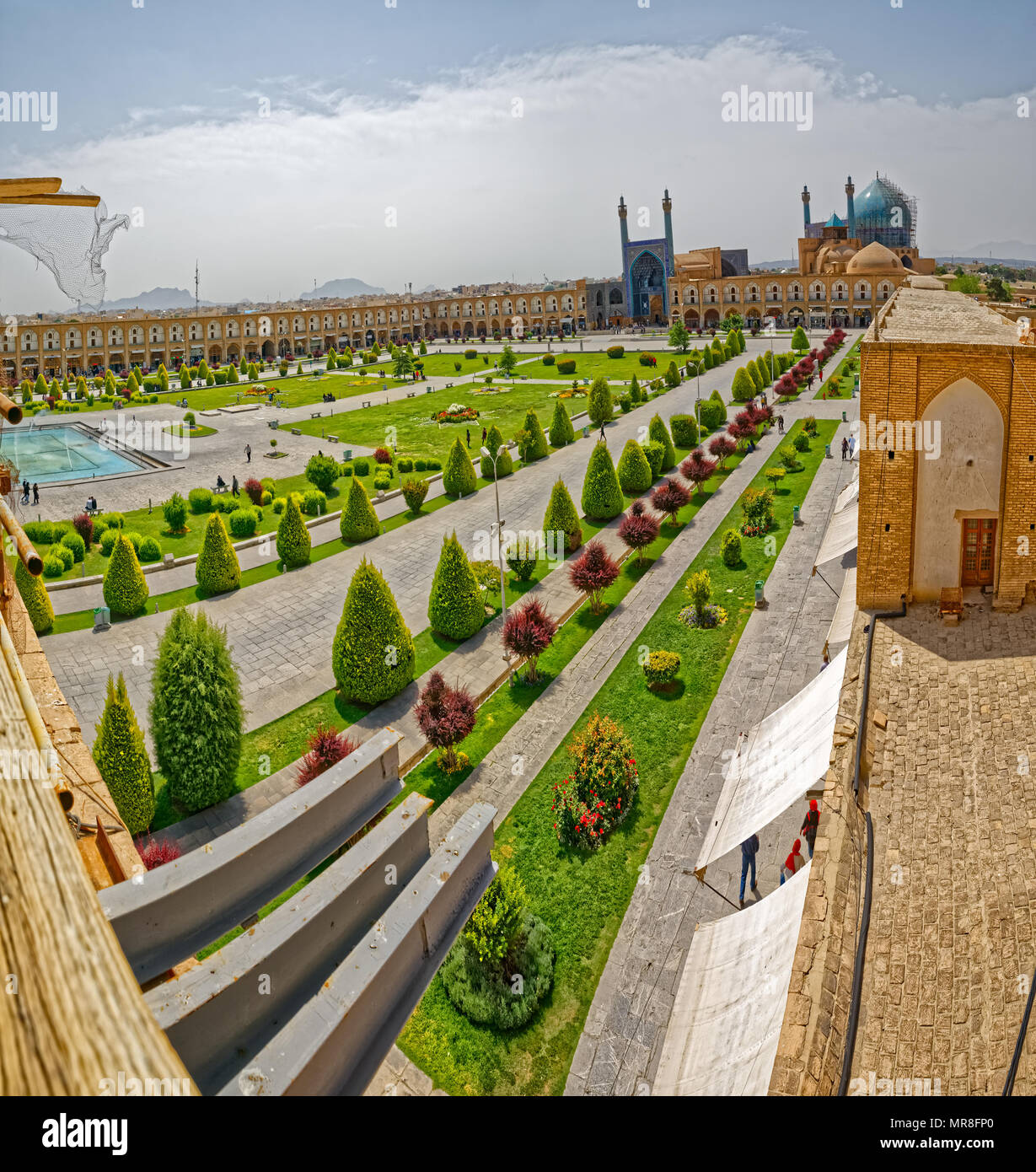Isfahan Imam Square aerial Stock Photo - Alamy