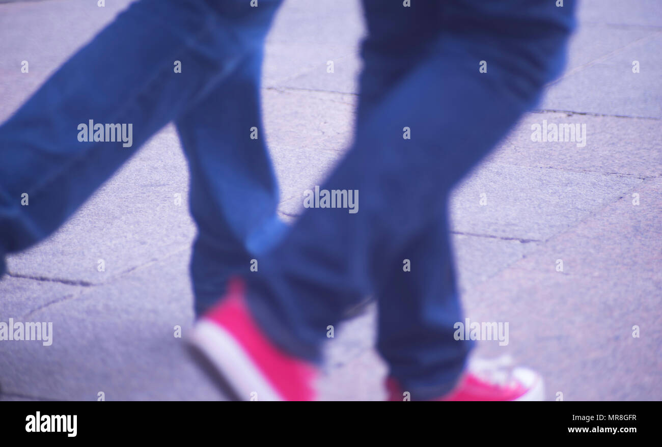 Walking crowd shoes exercise hi-res stock photography and images - Alamy