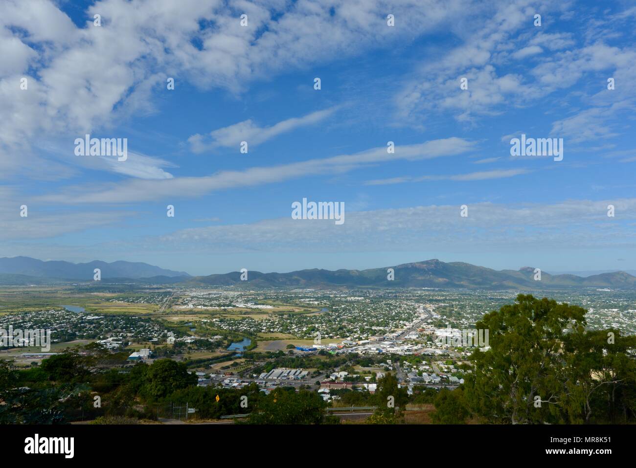 Mount Stuart as seen from Castle hill, QLD 4810, Australia Stock Photo ...