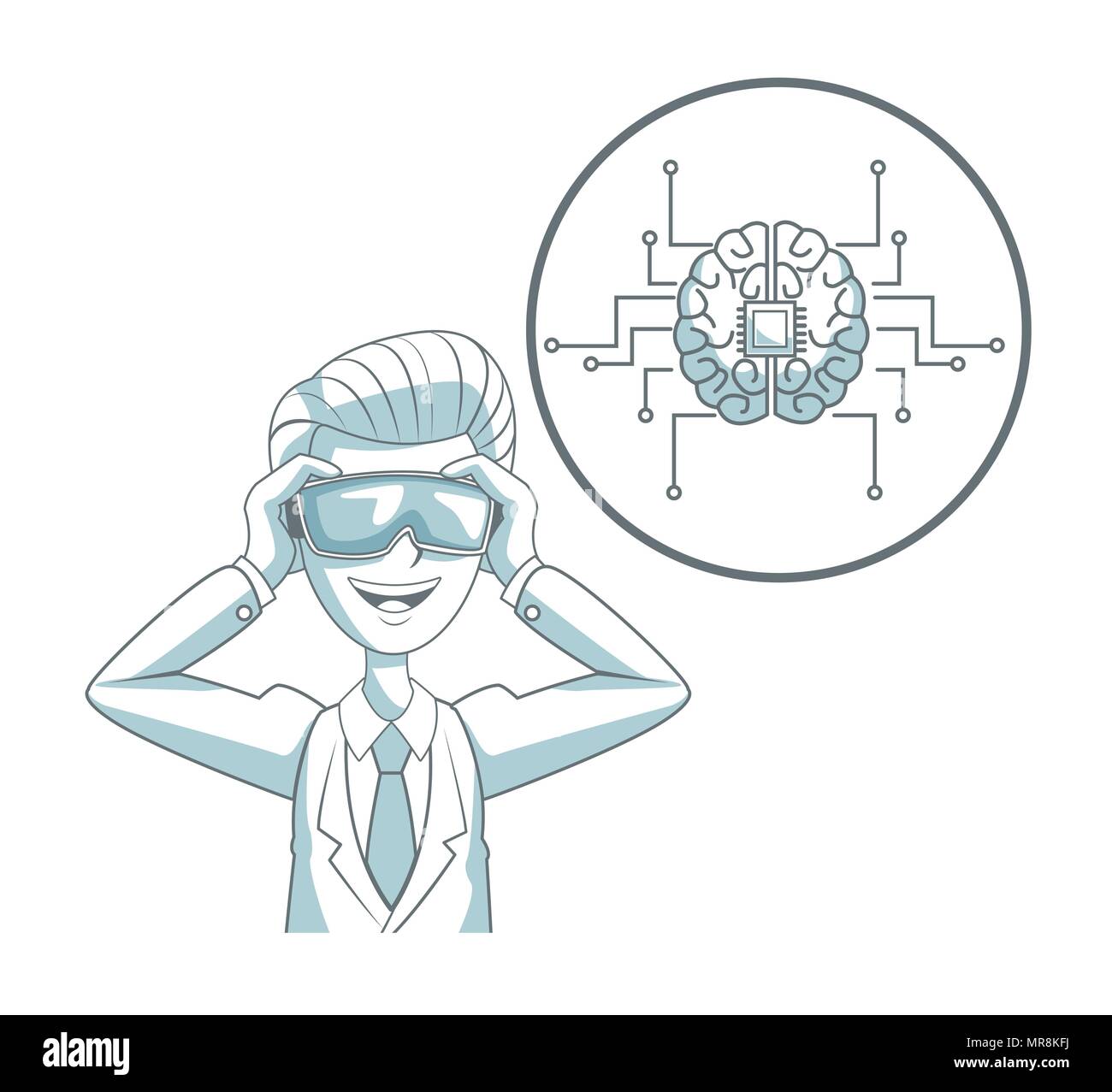 Mind control Stock Vector Images - Alamy