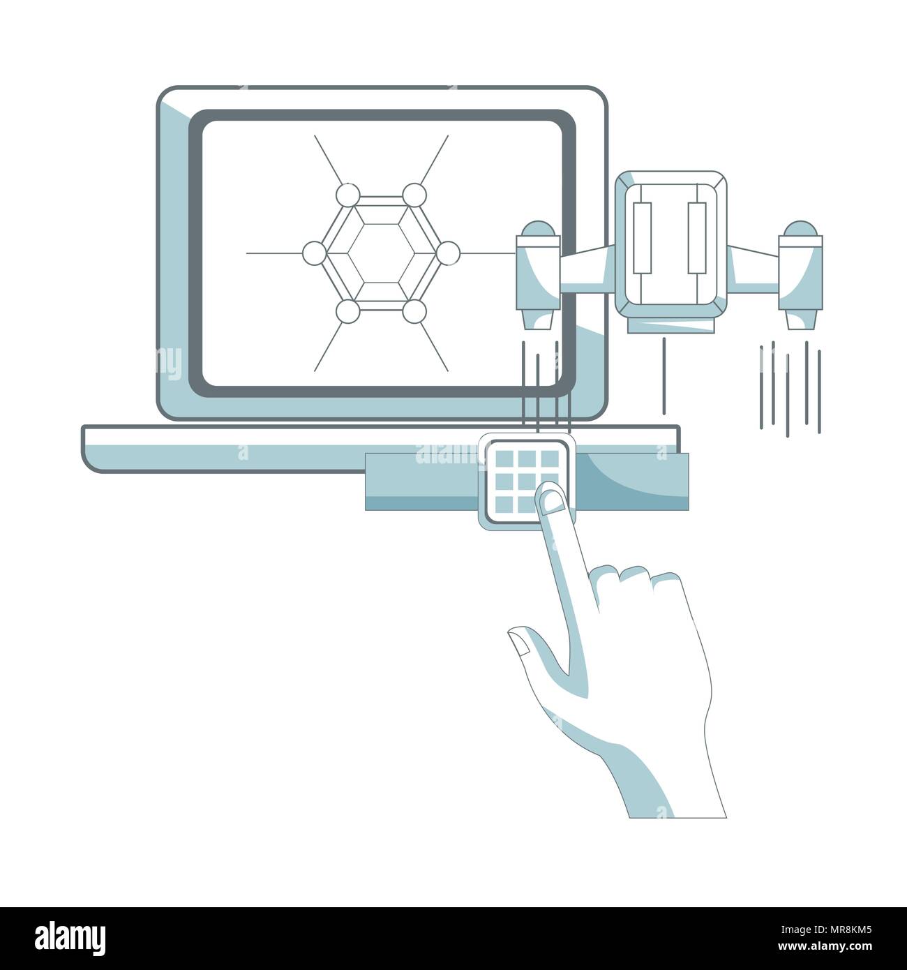 Data controlled Stock Vector Images - Alamy
