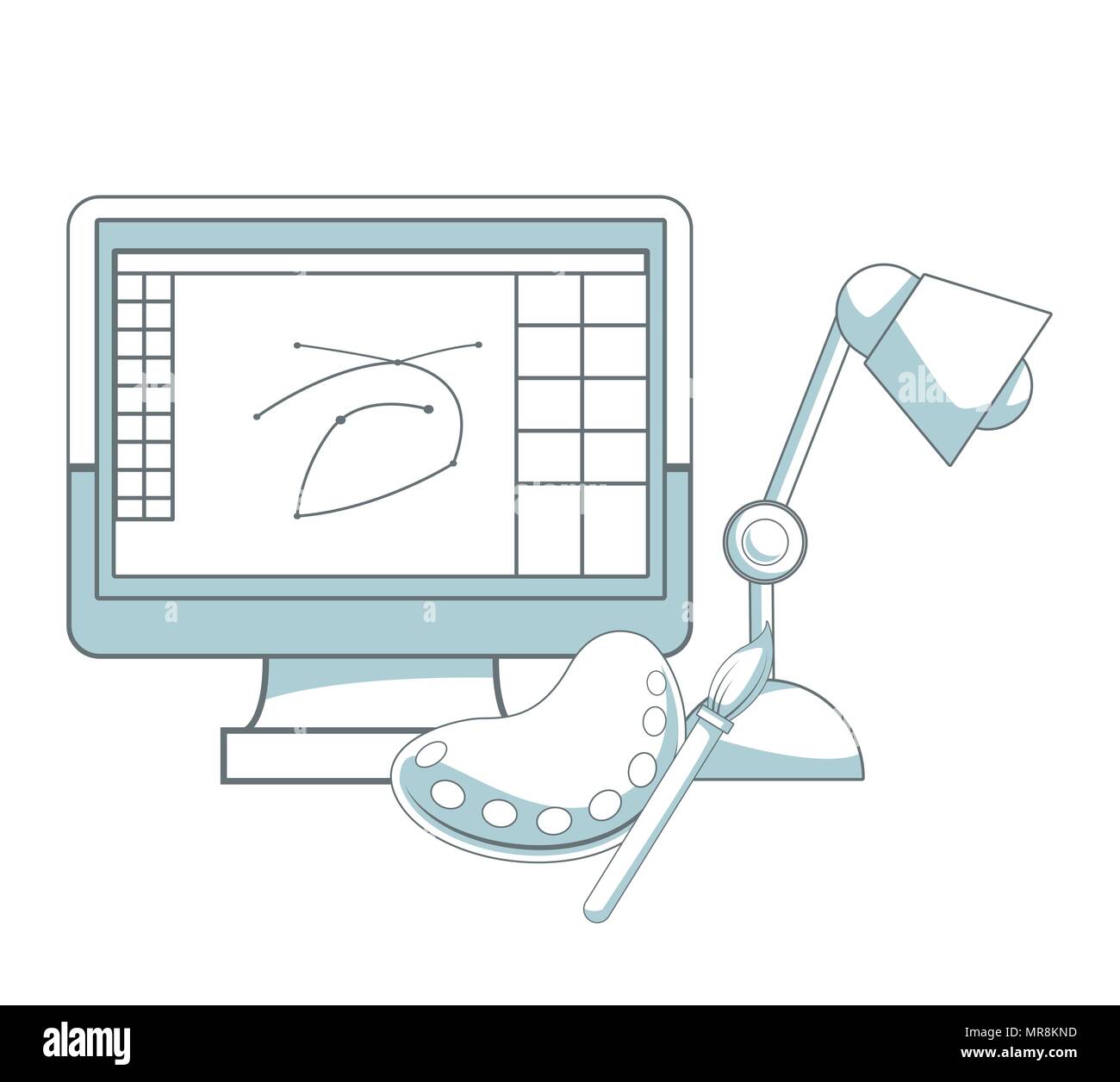 Digital graphic design Stock Vector Image & Art - Alamy