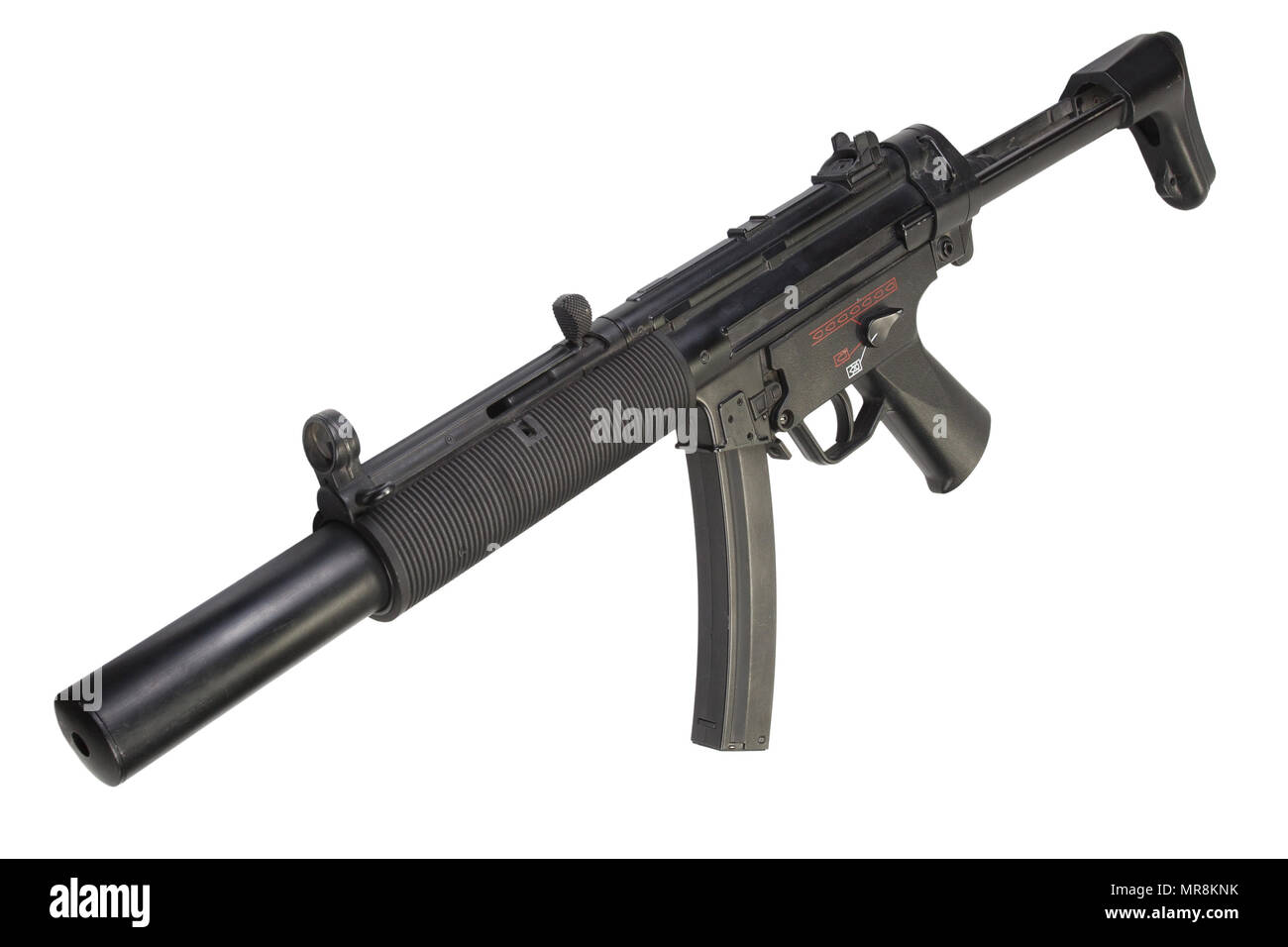 submachine gun MP5 with silencer isolated Stock Photo - Alamy