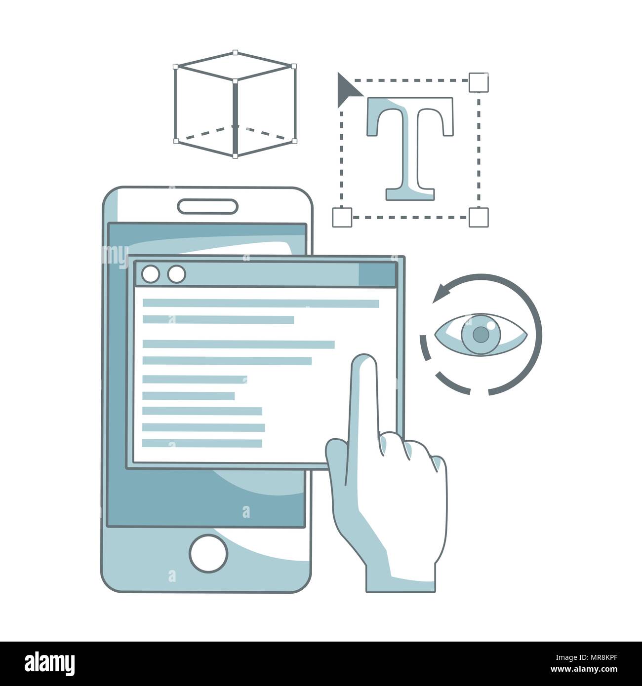 Digital graphic design Stock Vector Image & Art - Alamy