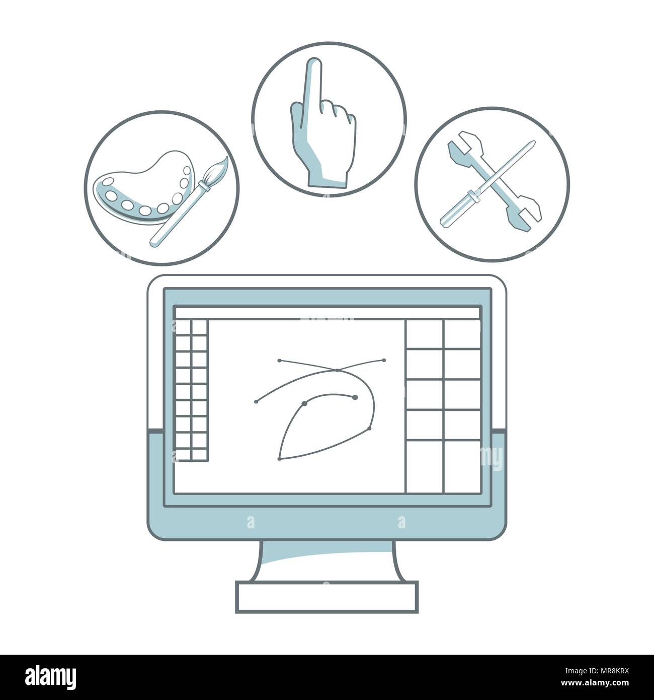 Digital graphic design Stock Vector Image & Art - Alamy