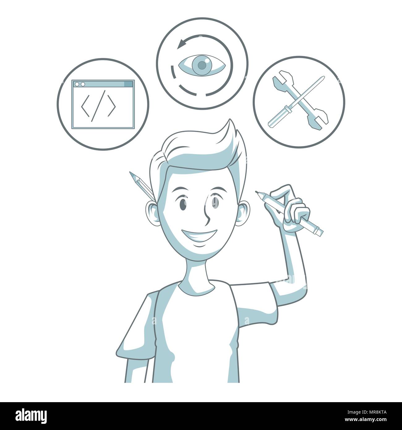 Programming symbols Cut Out Stock Images & Pictures - Alamy