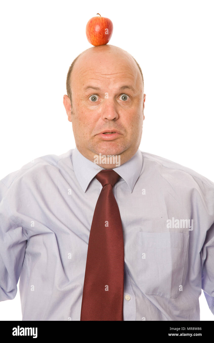 Apple on head fear hi-res stock photography and images - Alamy