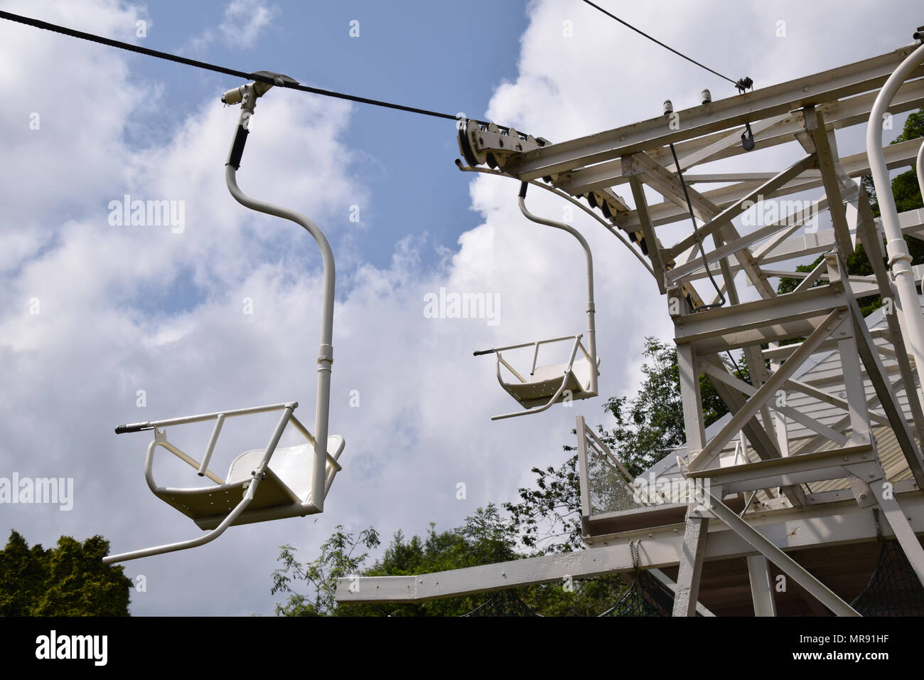 Overhead chair lift hi-res stock photography and images - Alamy