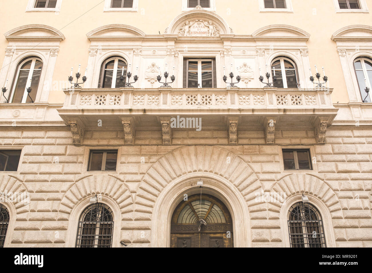 Balcony in rome hi-res stock photography and images - Alamy