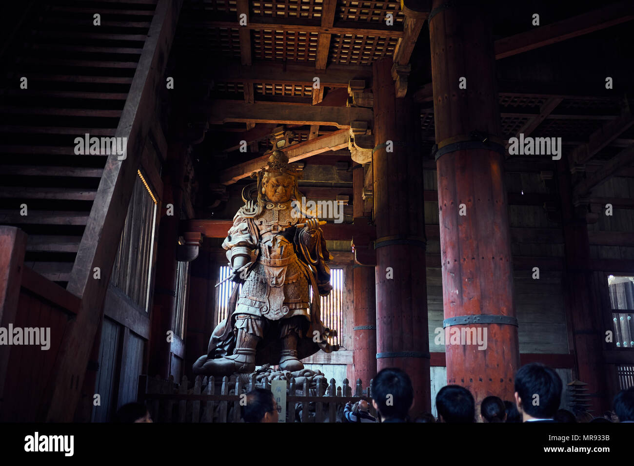 Inside of the todai ji temple hi-res stock photography and images - Alamy