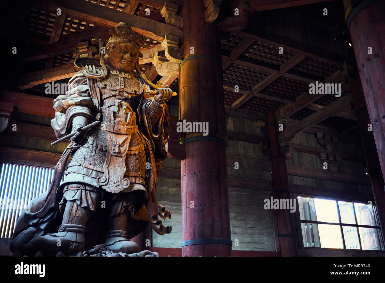 Inside of the todai ji temple hi-res stock photography and images - Alamy