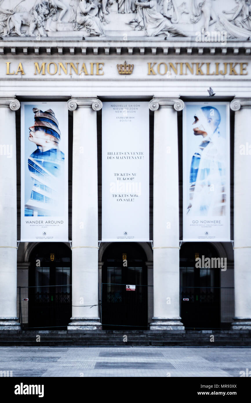 Theatre Royal De La Monnaie High Resolution Stock Photography and ...
