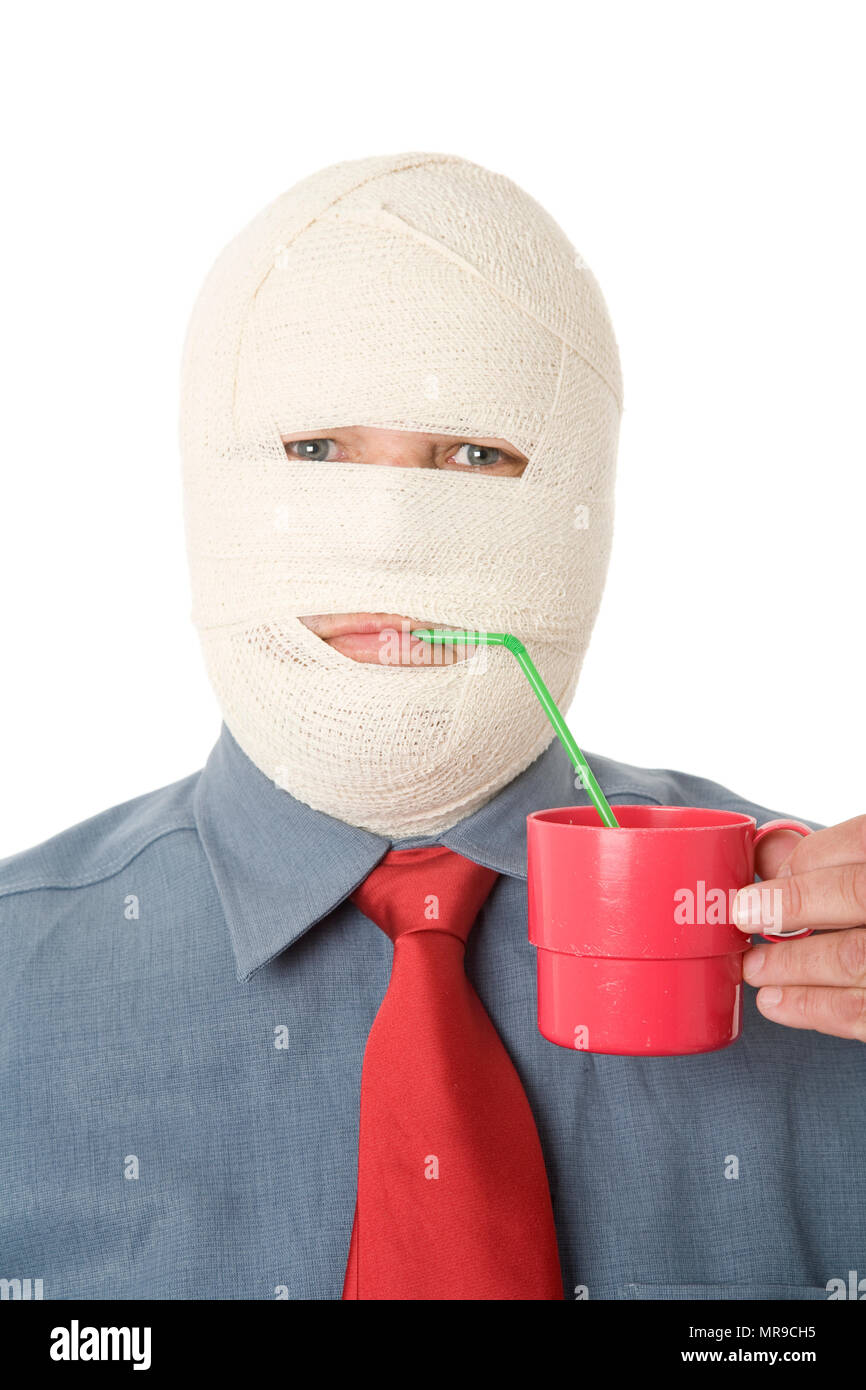 Funny bandaged people hi-res stock photography and images - Alamy