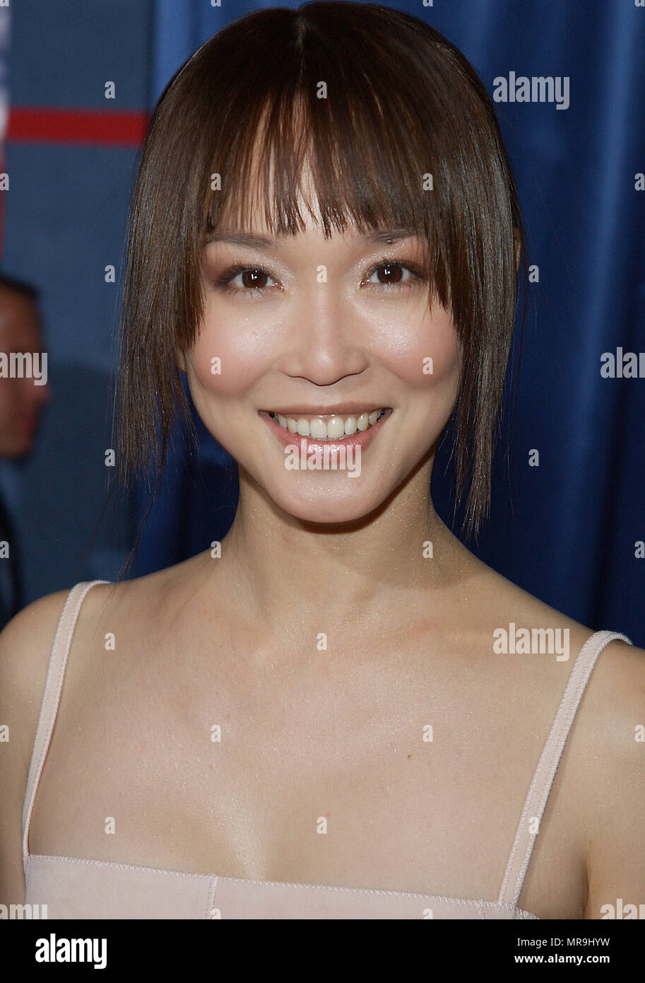 Fann Wong arriving at the premiere of SHANGHAI KNIGHT premiere at the ...