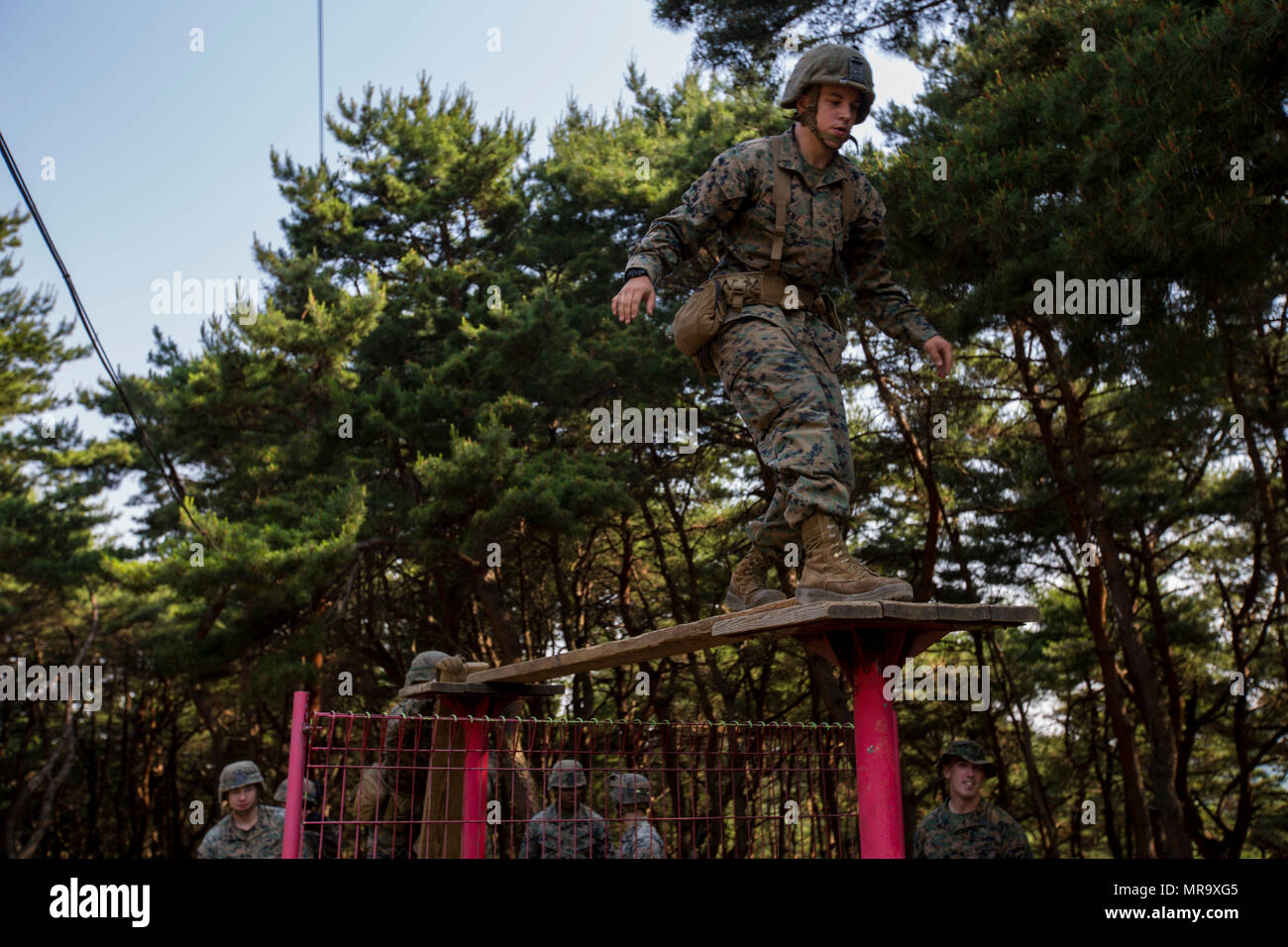 U.S. Marines and Sailors assigned to India Company, 3rd Battalion, 8th ...
