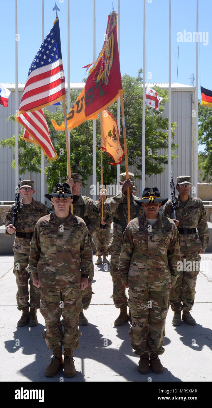 Col. Christopher H. Colavita (left), commander, 1st Cavalry Division ...