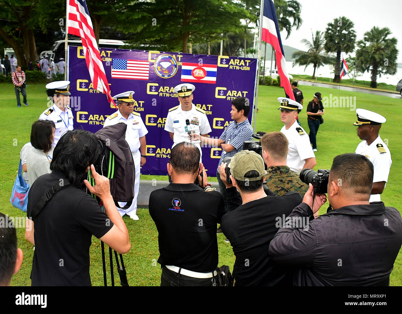 170529-N-QV906-137 SATTAHIP NAVAL BASE, Thailand (May 29, 2017) - Rear ...