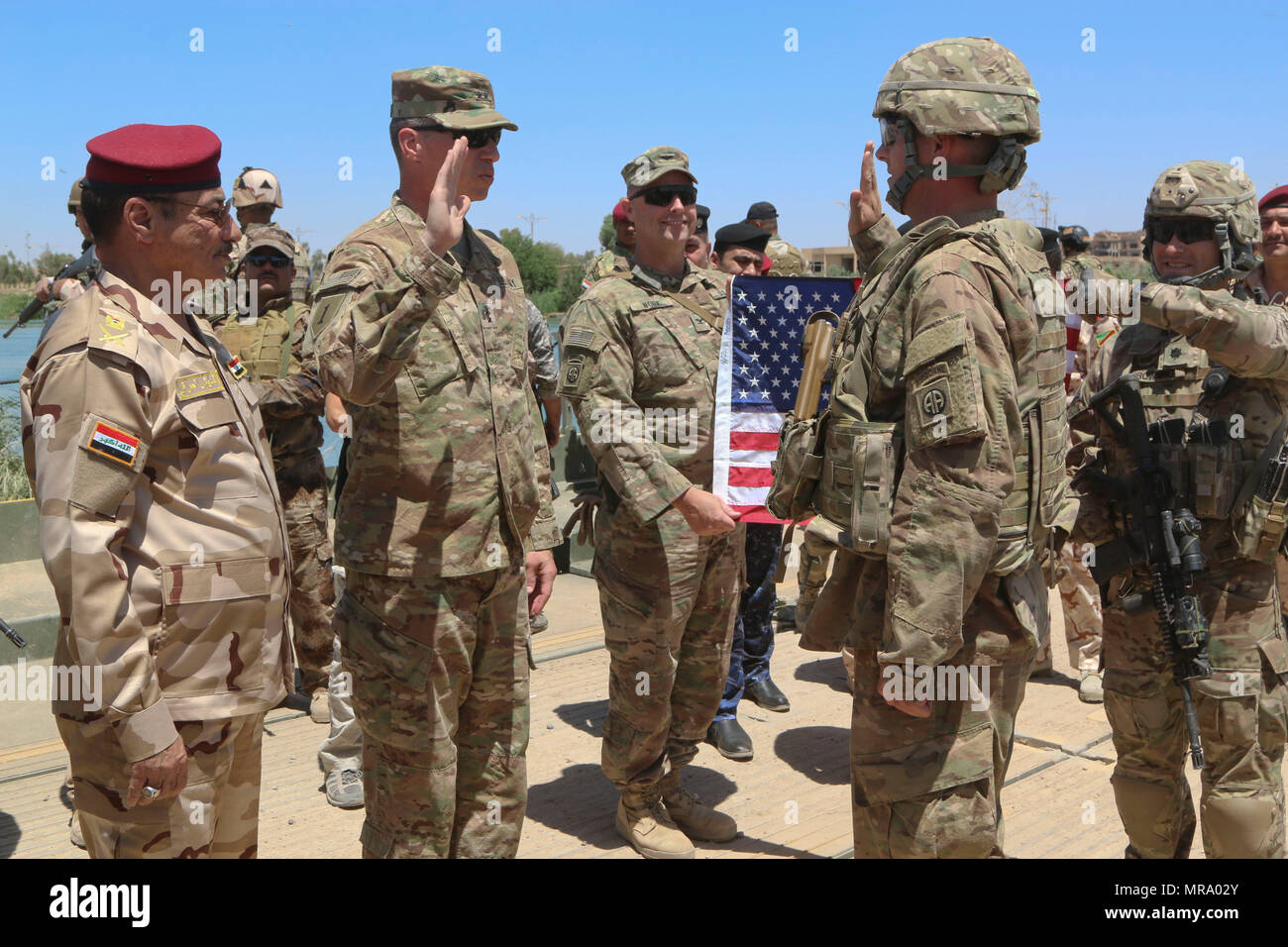 The commanding officer of the 2nd brigade combat team hi-res stock ...