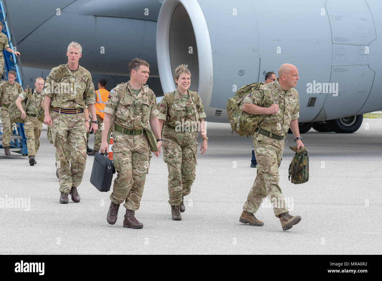 UK troops from the 20th Armoured Infantry Brigade and the 11th Infantry ...