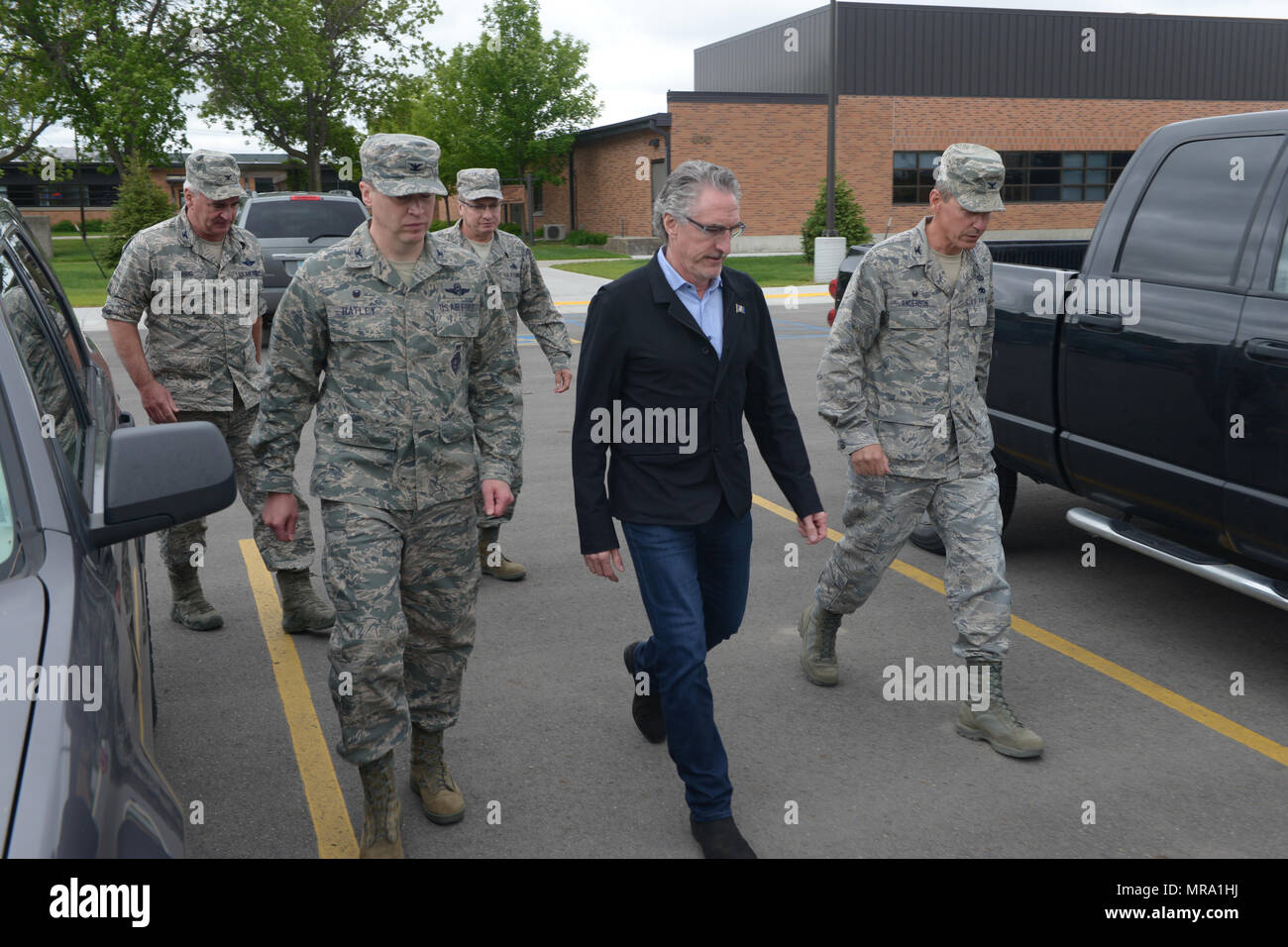 119th Wing leaders from left to right Col Brad Derrig, the 119th Wing ...