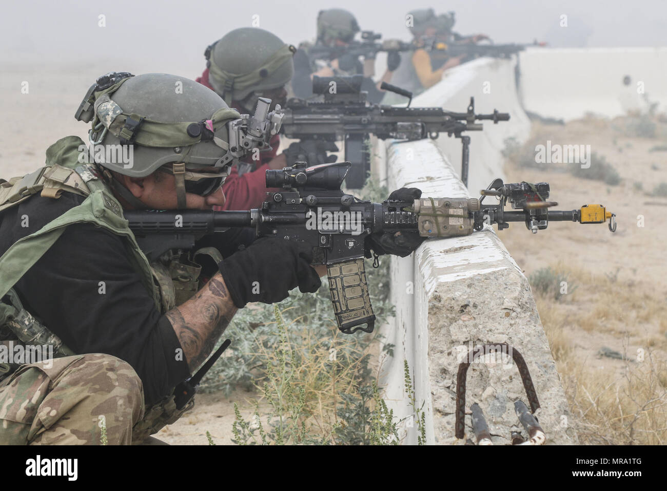 FORT IRWIN, Calif. – A squad of Troopers from Blackjack Troop, 1st ...