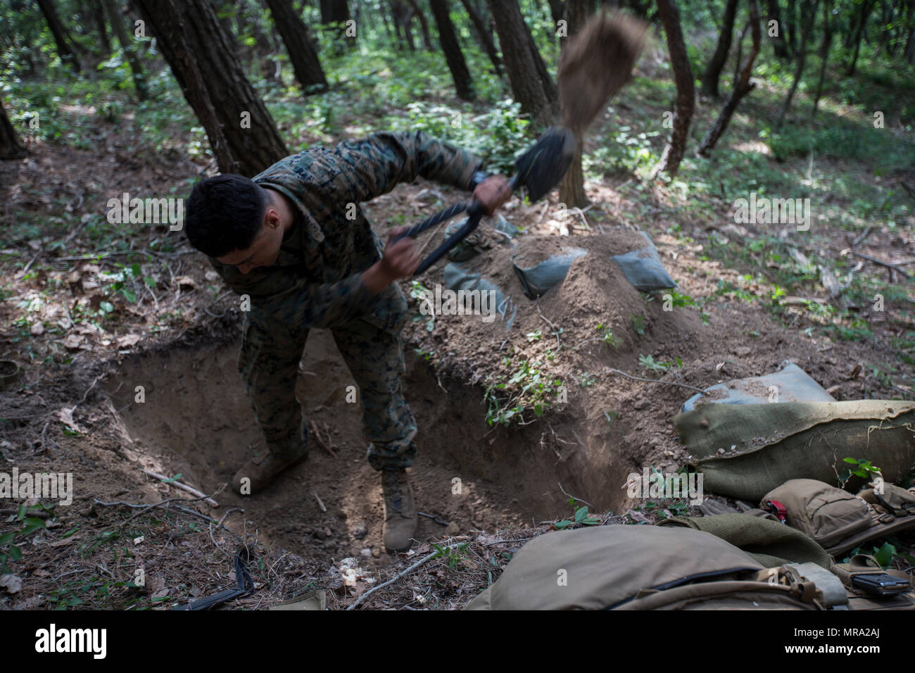 U.S. Marines and Sailors assigned to India Company, 3rd Battalion, 8th ...