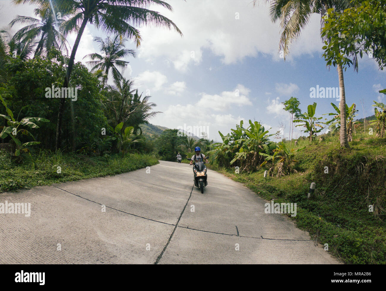 Man road bike thailand hi-res stock photography and images - Alamy
