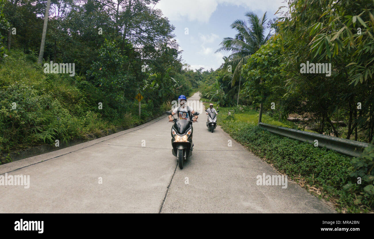 Man road bike thailand hi-res stock photography and images - Alamy