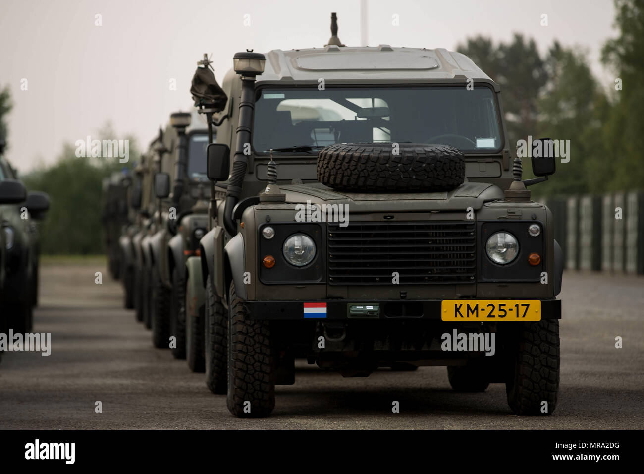 Dutch Marines in cooperation of MOVECON units load their equipment on ...