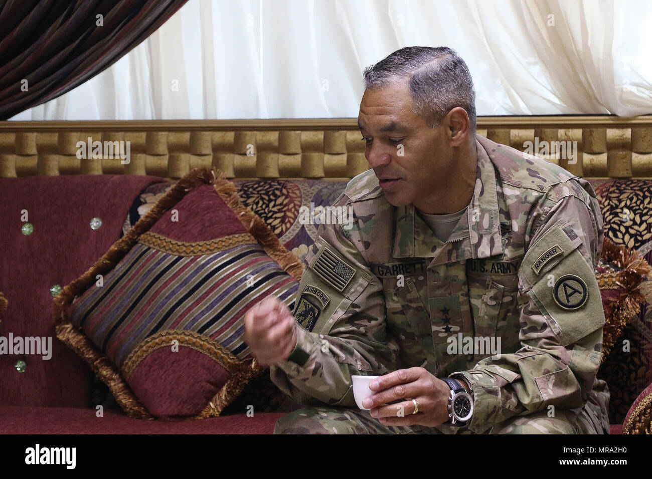 Lt. Gen. Michael Garrett, the commanding general of U.S. Army Central ...