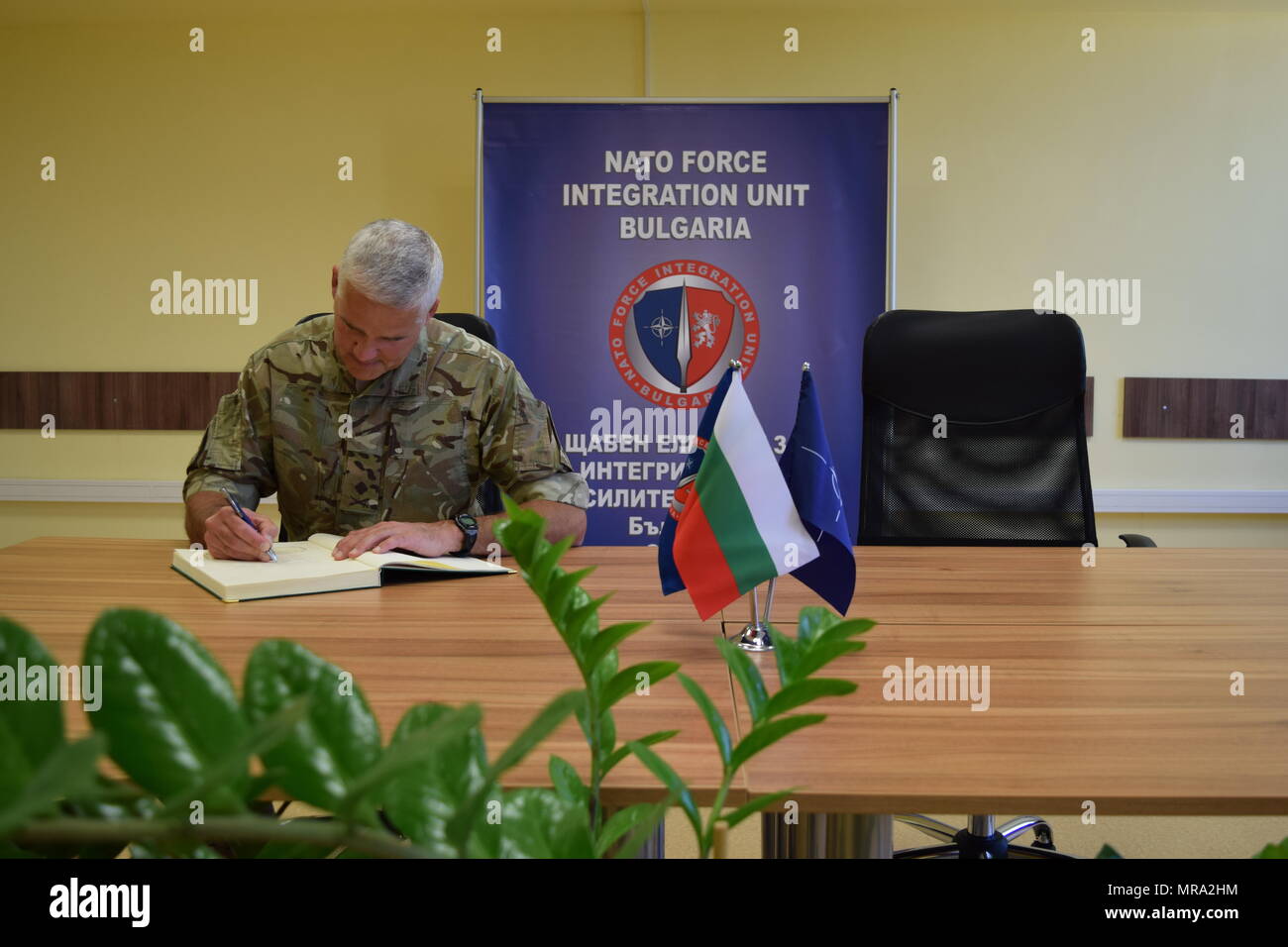 Major General Ian Cave wrote in the visitors book, “Thank you for the ...