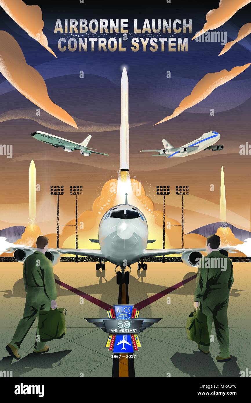 A poster created for the 50th anniversary of the Airborne Launch ...