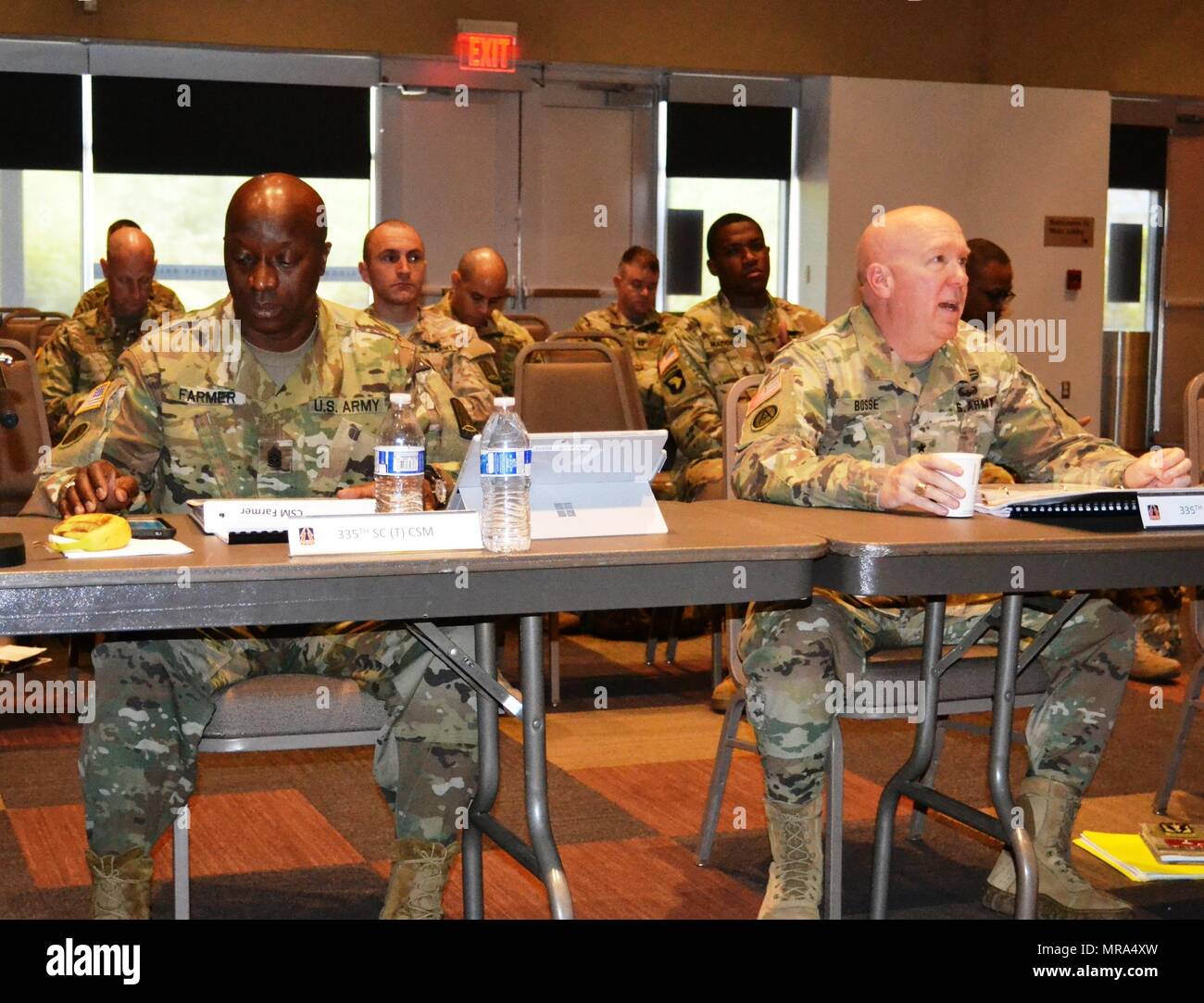 Command Sgt. Maj. Ronnie Farmer, 335th Signal Command (Theater) command ...