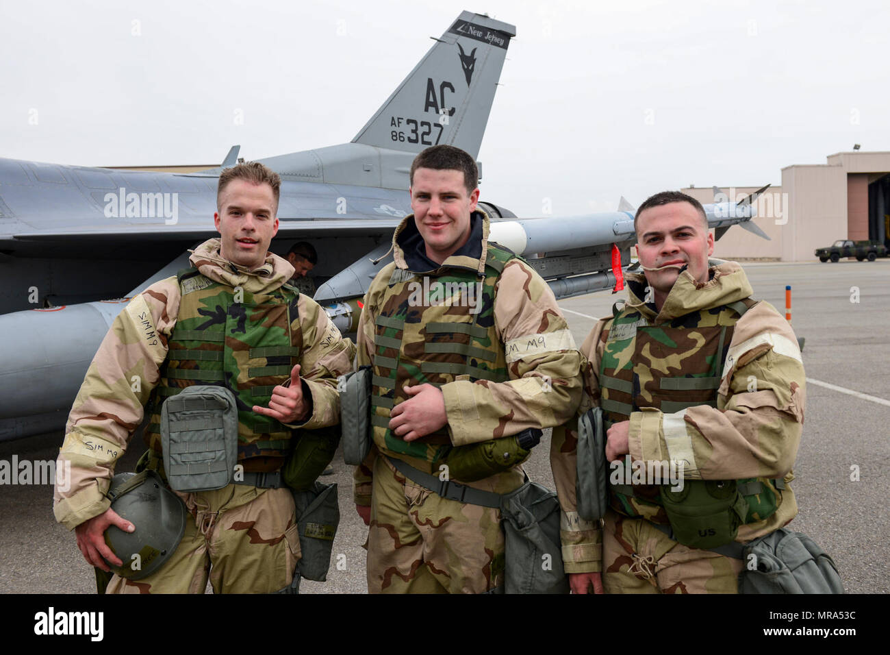 U.S. Air Force Staff Sgt. Jon Bybee and U.S. Air Force Senior Airmen ...