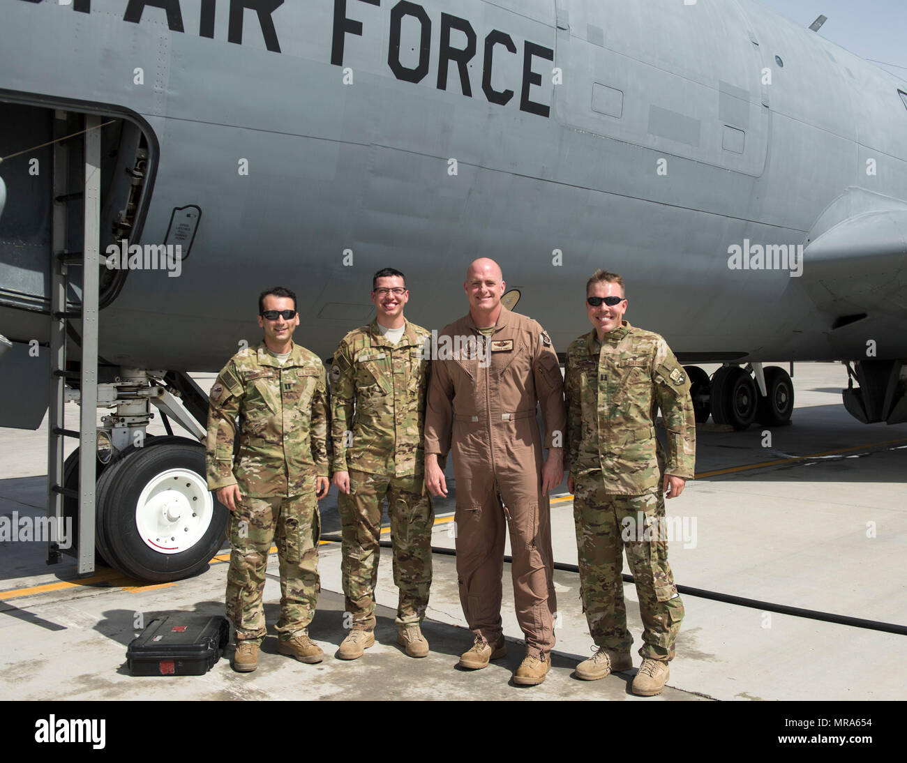 U.S. Air Force Brig. Gen. Darren James, wing commander of the 379th Air ...