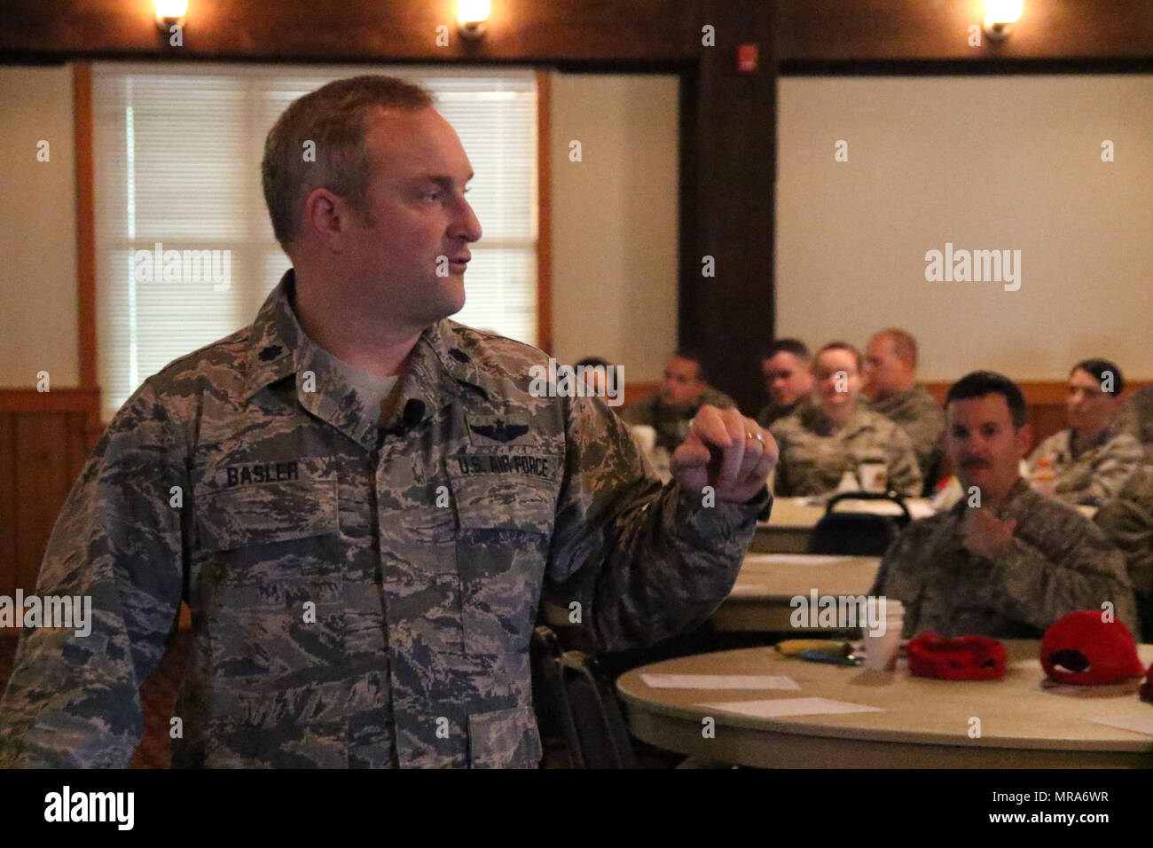 Lt. Col. Matthew R. Basler, senior professional instructor and ...