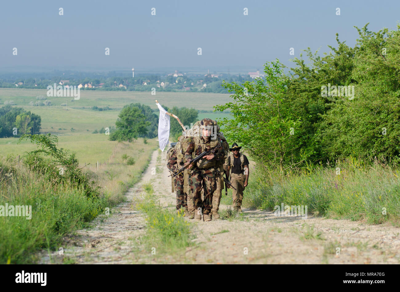 Apache Troop, 4th Squadron, 10th Cavalry Regiment conducts a spur ride ...