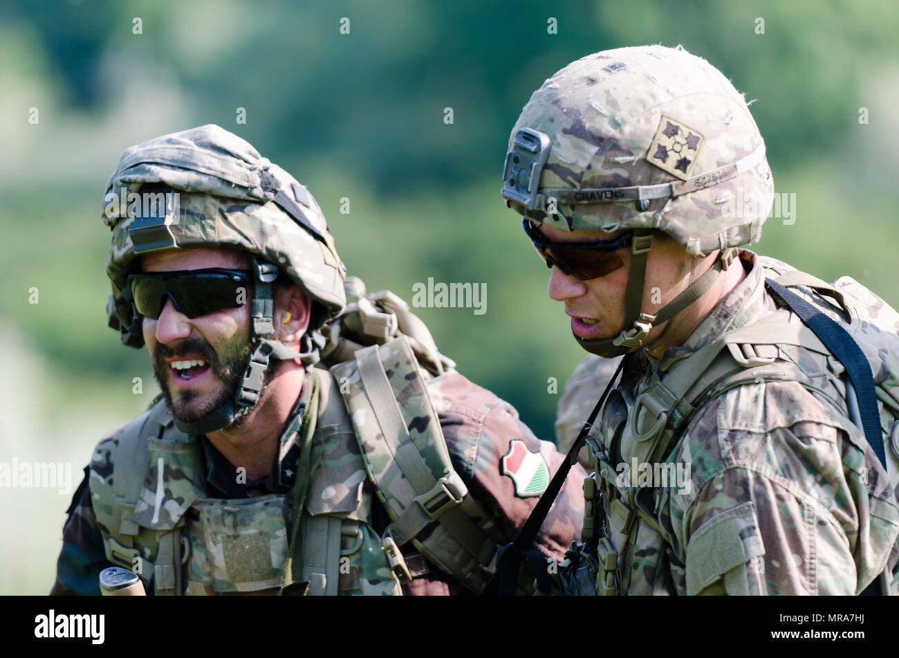 Apache Troop, 4th Squadron, 10th Cavalry Regiment conducts a spur ride ...