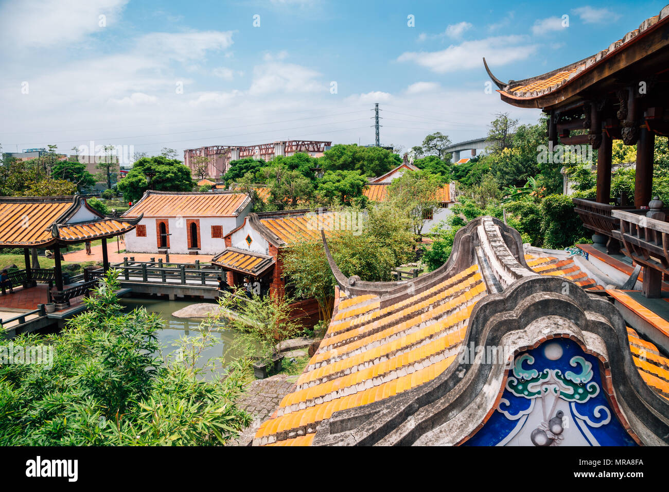 Lin An Tai Historical House and Museum in Taipei, Taiwan Stock Photo ...